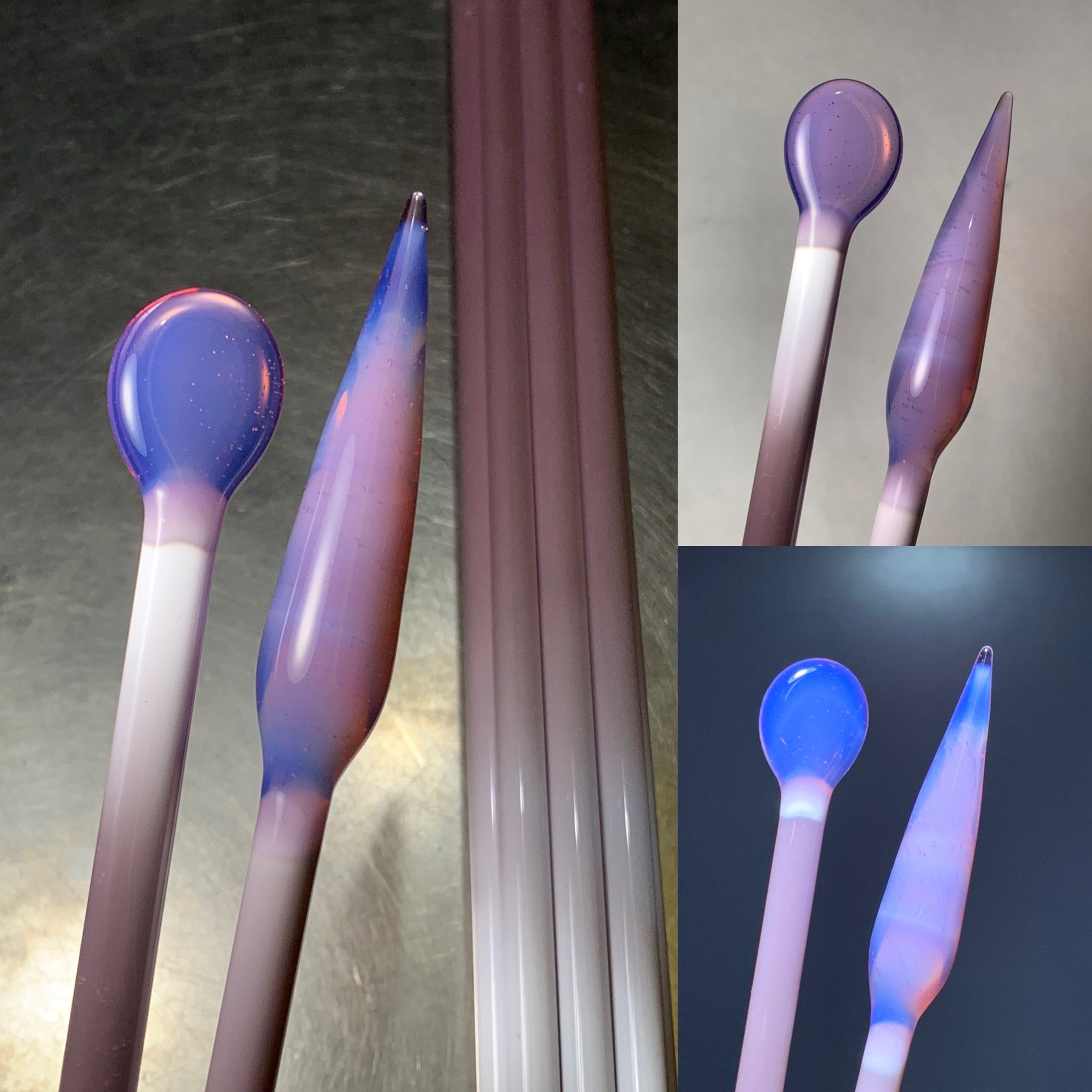 Rose Quartz Rod – Greasy Glass